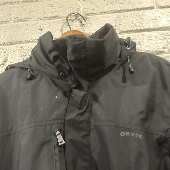 Orvis | Jackets & Coats | Orvis Mens Wahoo Rain Jacket Full Zip Hooded ...